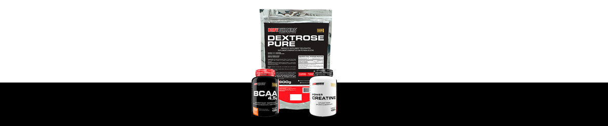 Kit Dextrose 900g + Power Creatine 100g + BCAA 4,5g 100g - Bodybuilder ...