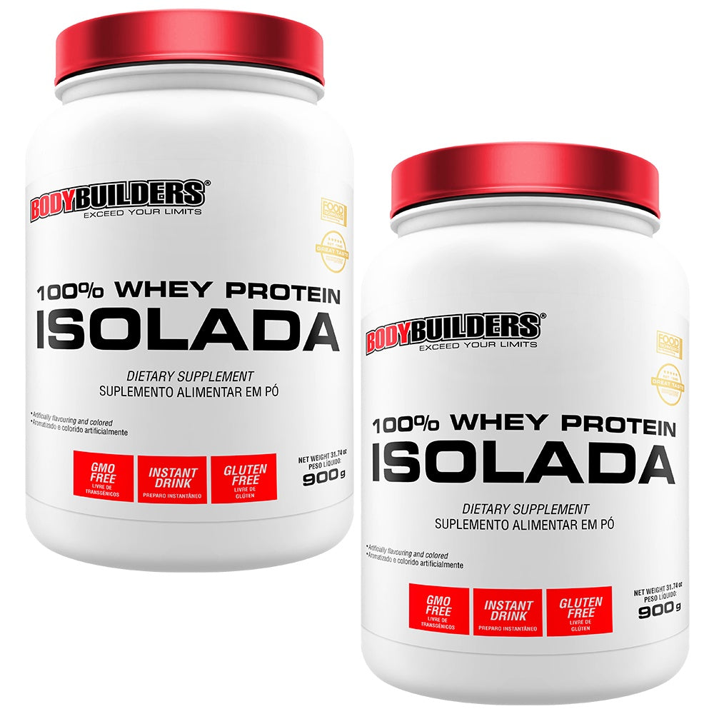 Kit 2x 100% Whey Isolada 900g - Bodybuilders – Bodybuilders - Exceed ...